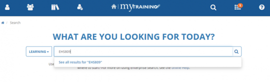 myTraining Tutorial – UF | EHS