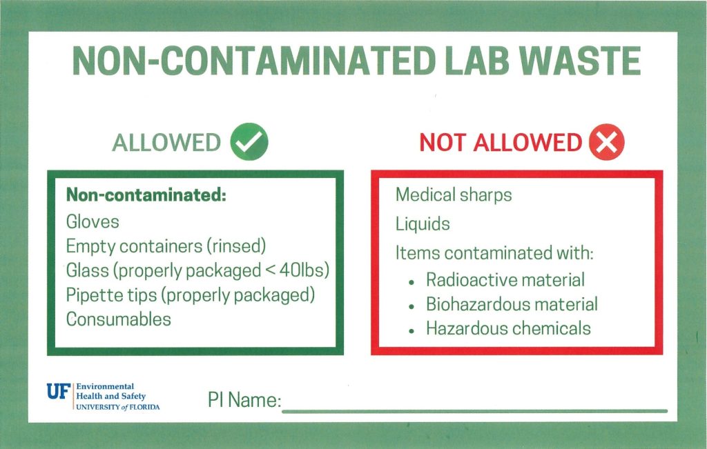 Laboratory Waste – UF | EHS